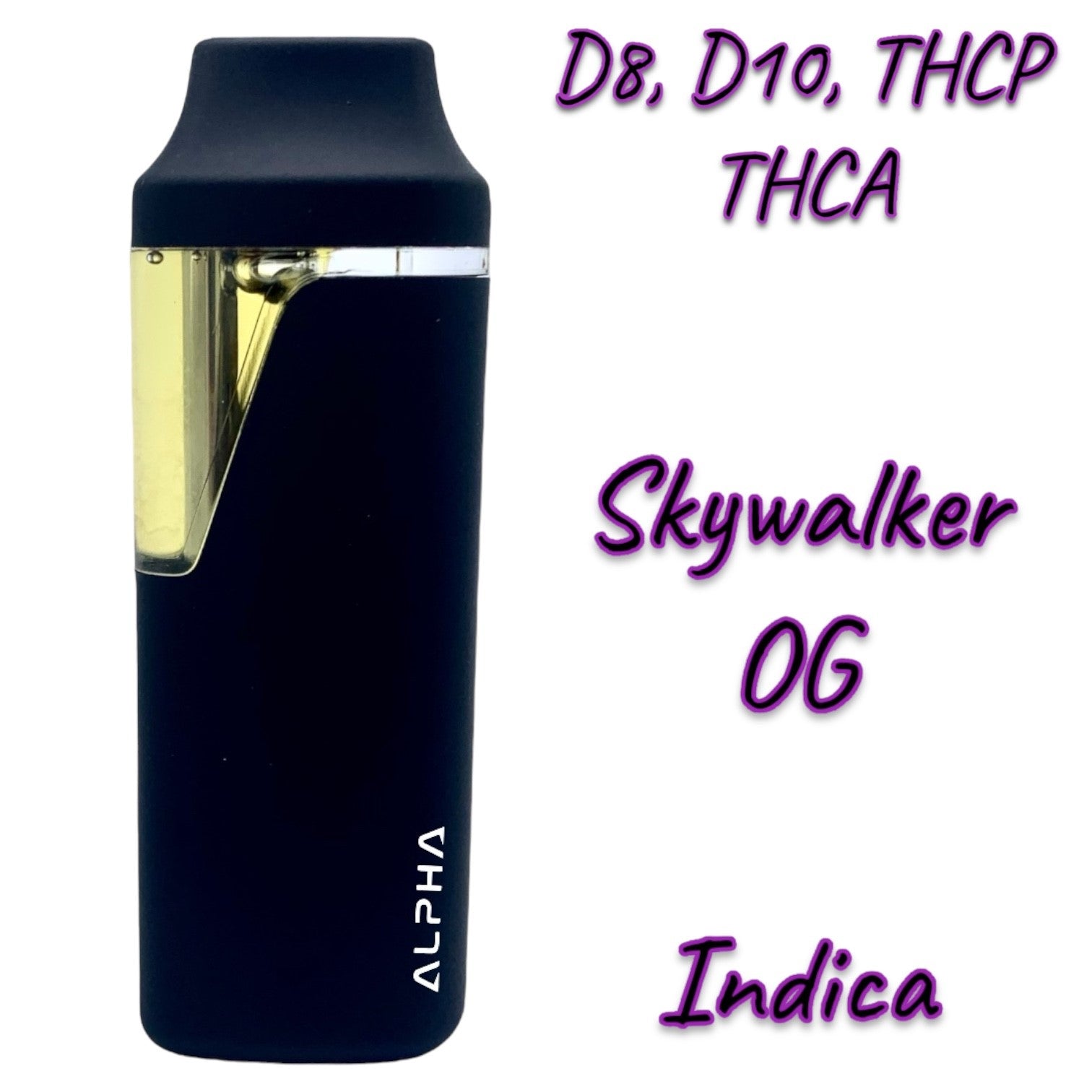 Nano² Alpha SKYWALKER OG Indica Disposable Vape Pen THC THCA THCP 2g ...