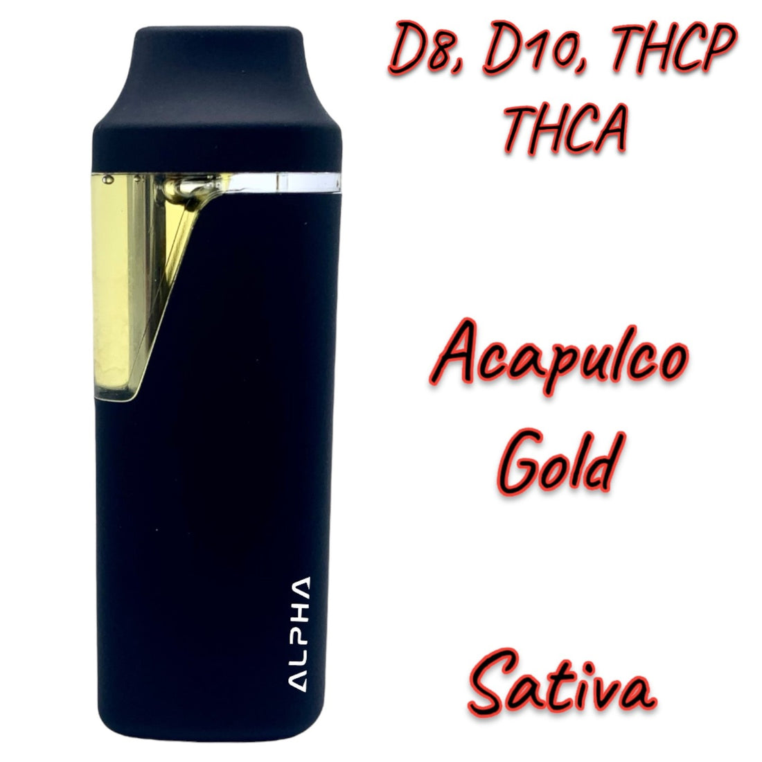 Nano² Acapulco Gold Sativa Disposable Vape Pen Thc Thca Thcp 2g Medplex