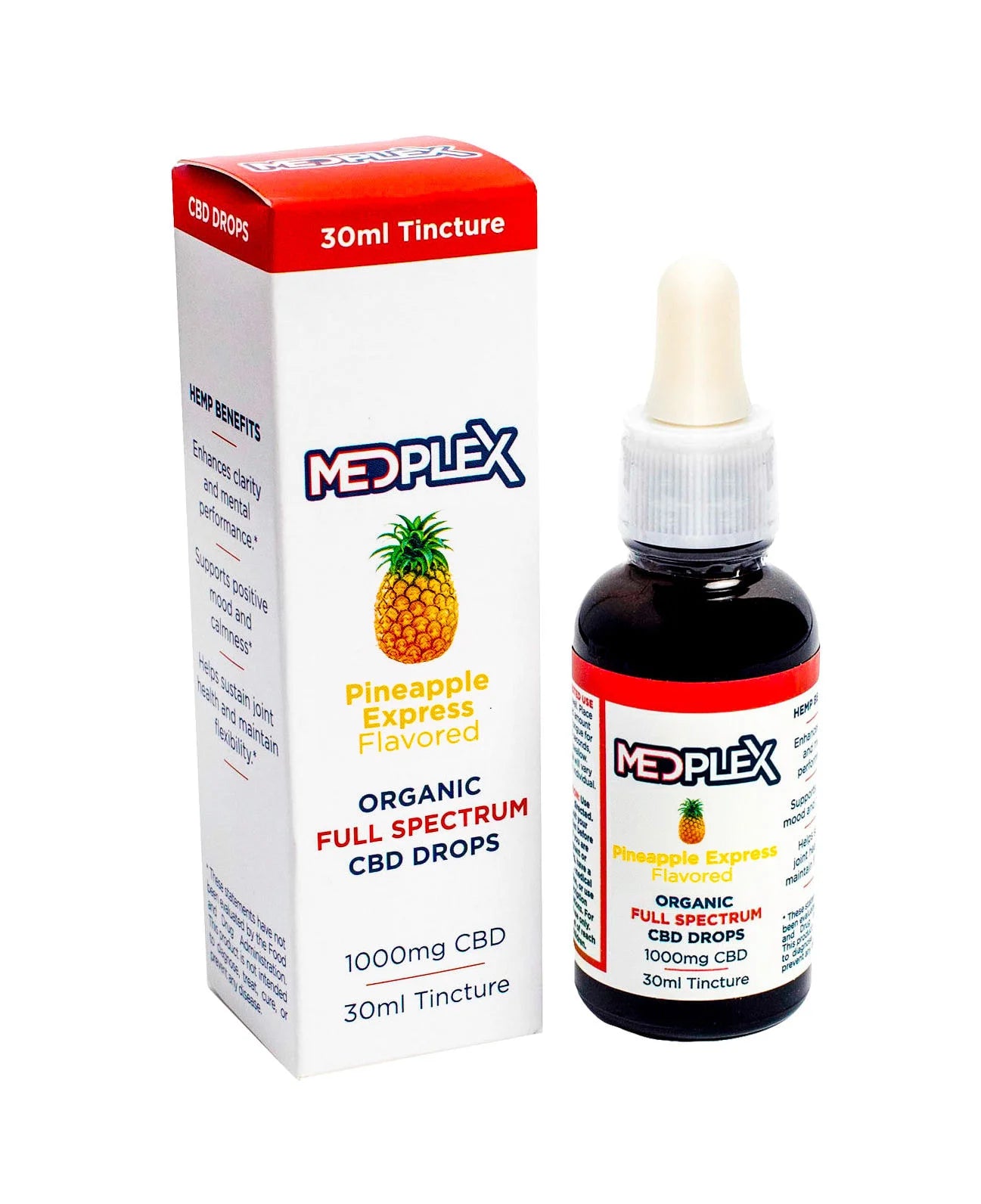 CBD Oil Pineapple Tincture Drops 1000mg – MedPlex